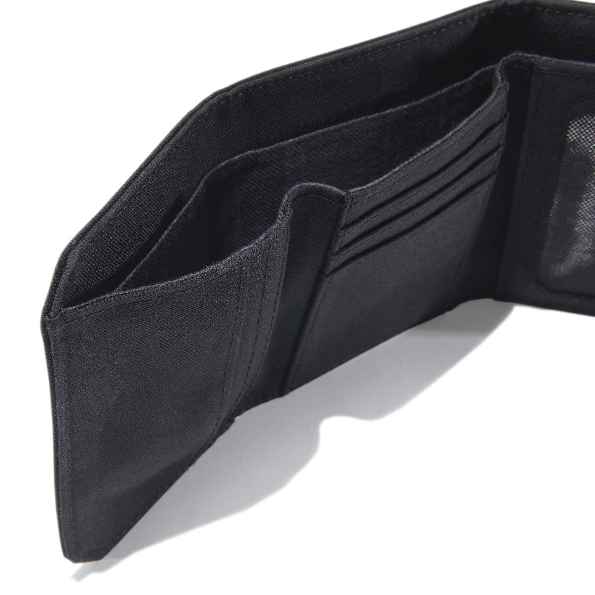 Carhartt Men's Casual Trifold Wallets, Nylon Duck (Black), One Size