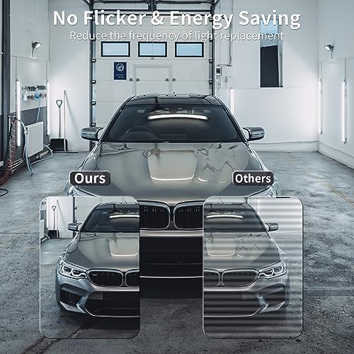 LPMYLMC Hexagon LED Garage Light, 25 Pack 200W 30000LM 6500K Hexagon Led Lights for Garage, Basement, Warehouse, Auto Beauty Shop, Car Detailing Shop etc.