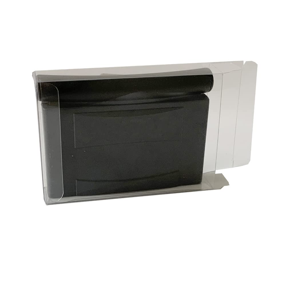 CHILDMORY 10PCS Protector Case Clear Plastic Protection Sleeve Display Box for ATARI Jaguar Cartridge