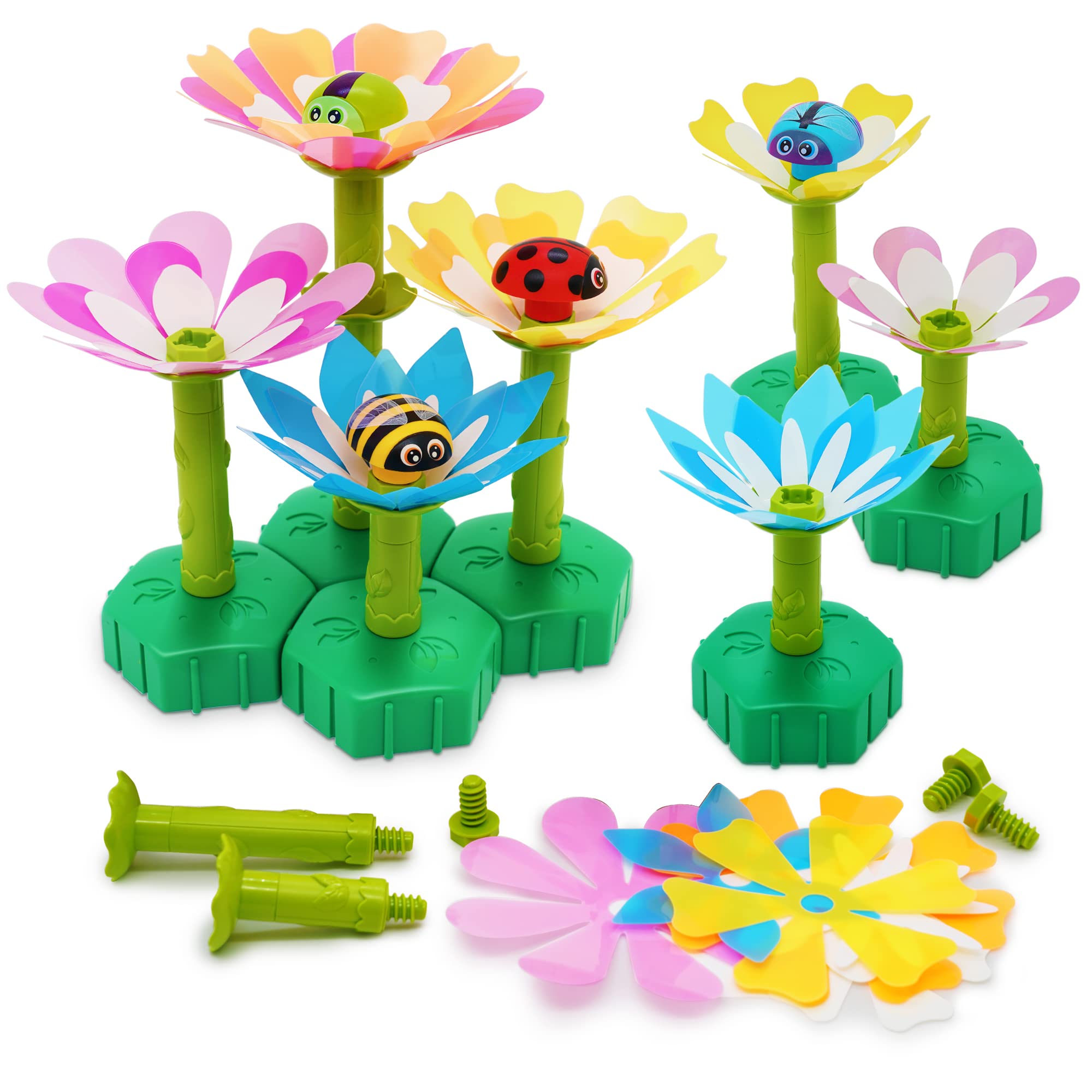 LiKee Building Flower Garden Toys