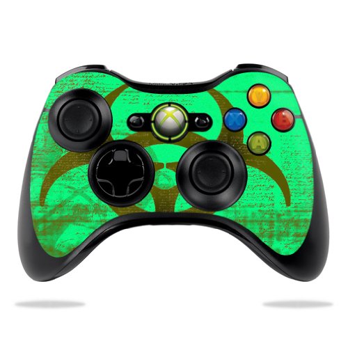 MightySkins Skin Compatible with Microsoft Xbox 360 Controller - Biohazard | Protective, Durable, and Unique Vinyl Decal wrap Cover | Easy to Apply, Remove, and Change Styles | Made in The USA