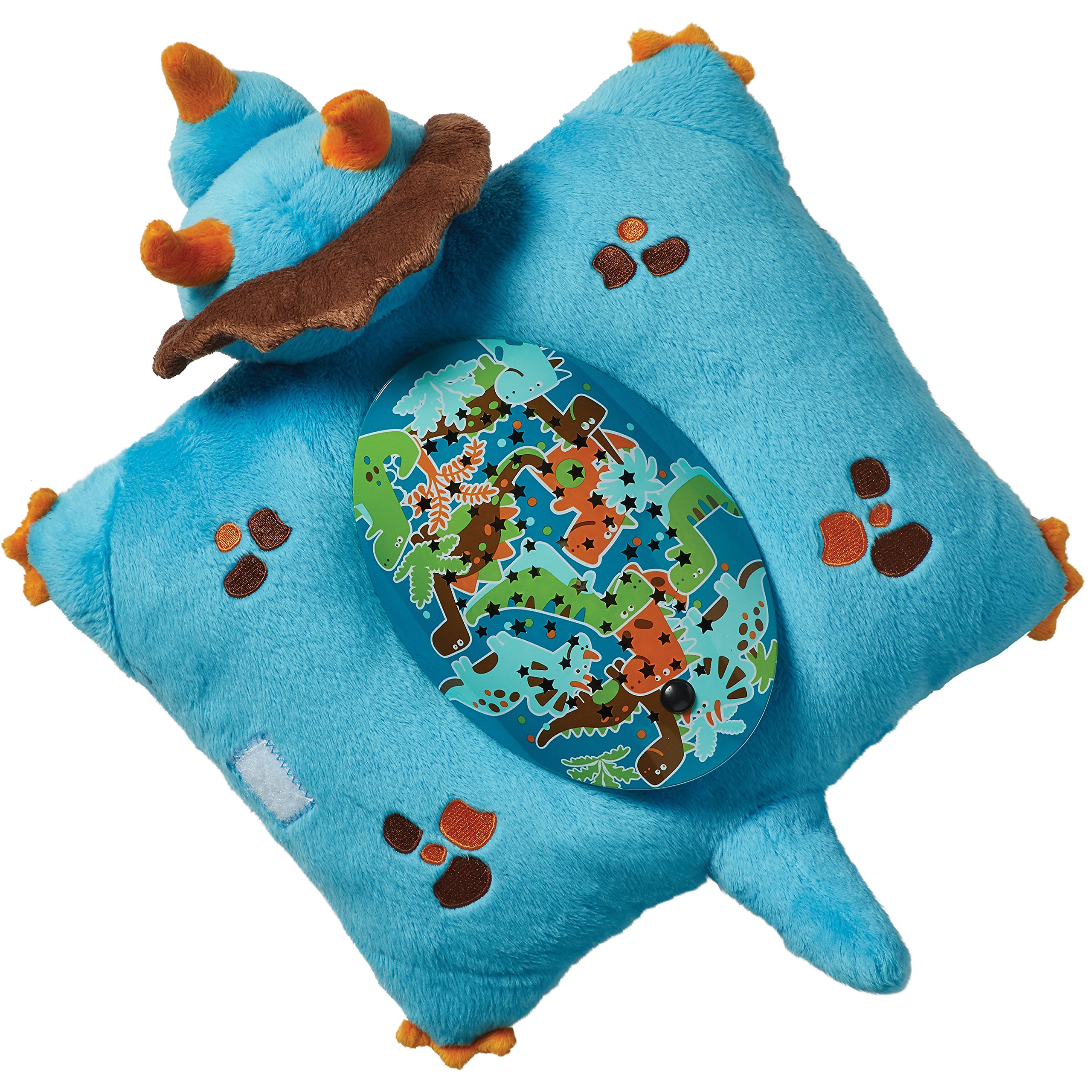 Pillow Pets Sleeptime Lites Blue Dinosaur Stuffed Animal Plush Night Light