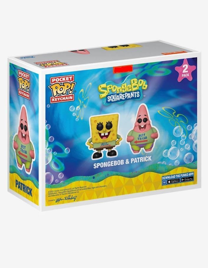 Funko Spongebob and Patrick - Keychain - Spongebob Squarepants - Boxlunch Exclusive