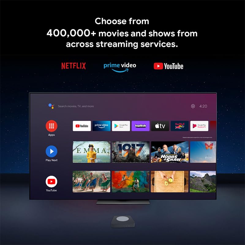 BOXPUT Mecool KM2 Plus Smart TV Box Android 11.0 Netflix G-oogle Certified 4K TV Box Dolby Vision Support AV1 2.4G/5G WiFi 100M Ethernet BT 5.0 with Amlogic S905X4 Android TV Box 2024