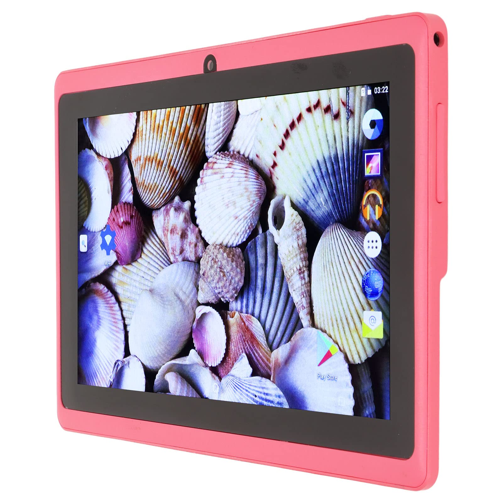 CHICIRIS Kids Tablet, Support 32GB Memory Card Kids Tablet 1GB RAM 8GB ROM 7 Inch for Work for Travel (US Plug)