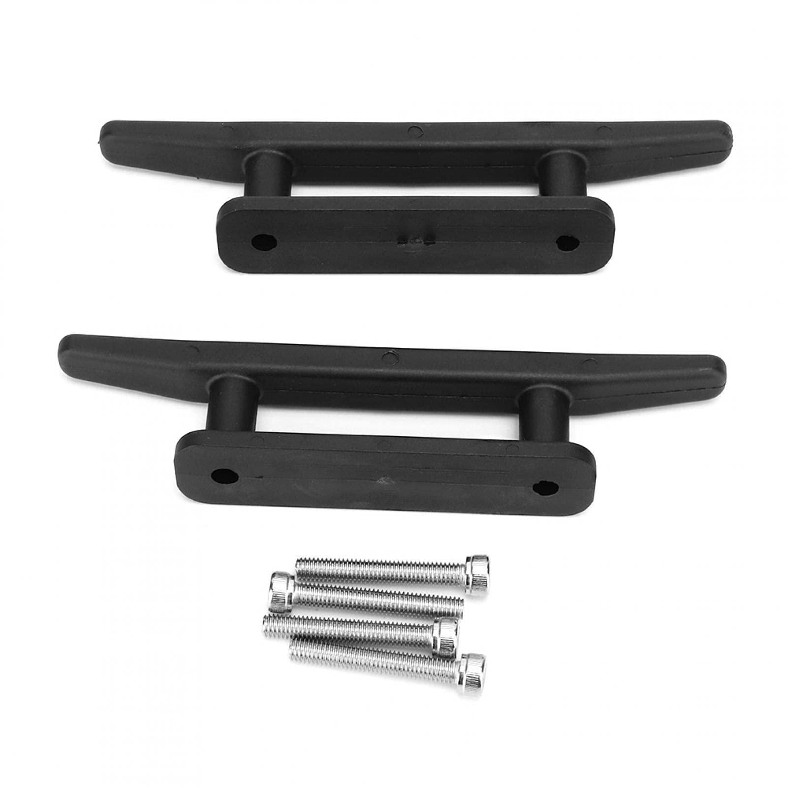 Boat Dock Cleat, Mooring Anchor Deck Cleat, Pair Marine Mooring Anchor Deck Cleat w/Screws for Kayak Boat Canoe Accessories