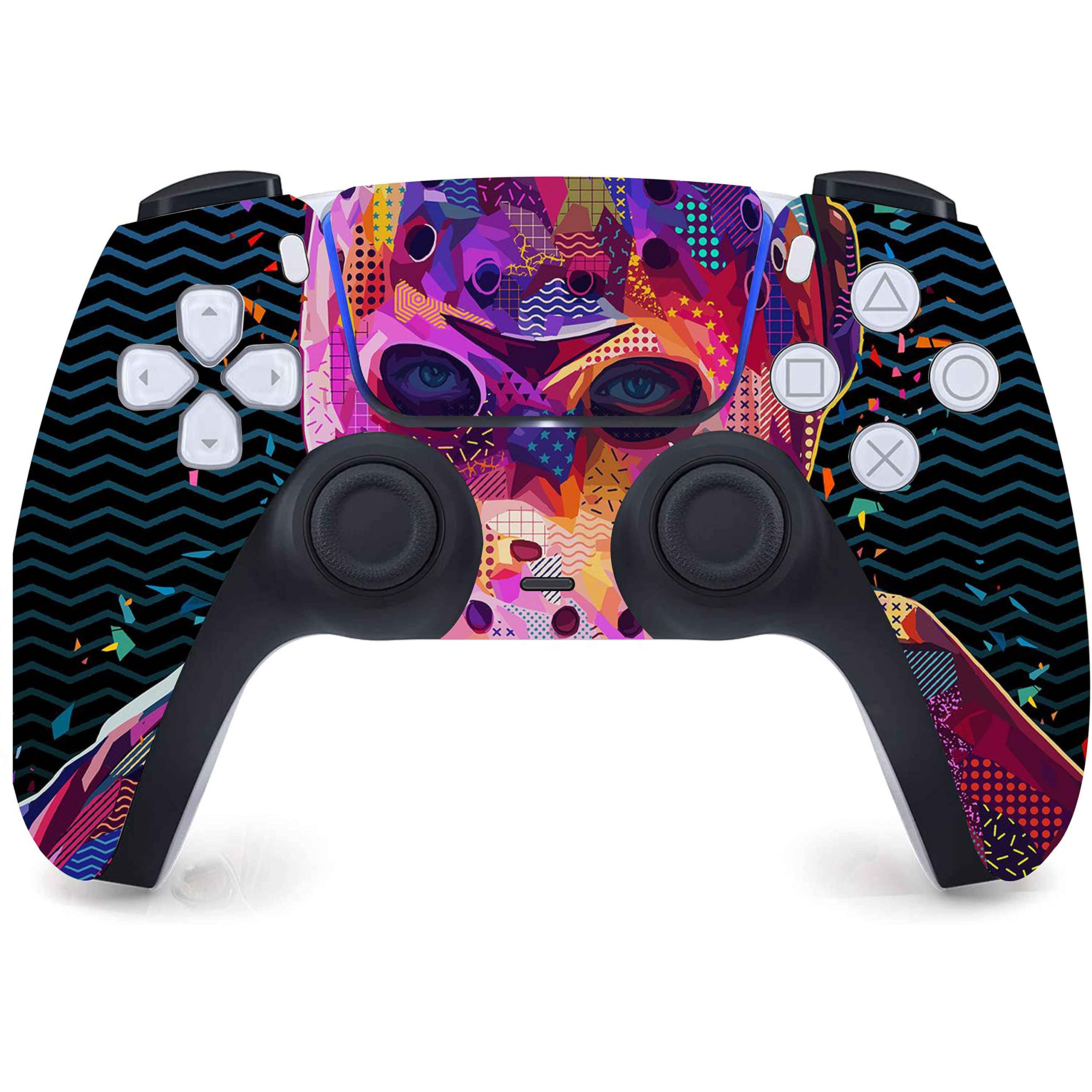 BOZTYRI P-S5 disc Version Anime Skin for Console and Controllers Vinyl Sticker, Durable, Scratch Resistant, Bubble-Free, Compatible with Playstation 5(Disk Edition)