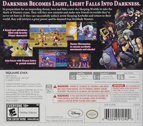 Kingdom Hearts Dream Drop Distance Limited Edition - Nintendo 3DS