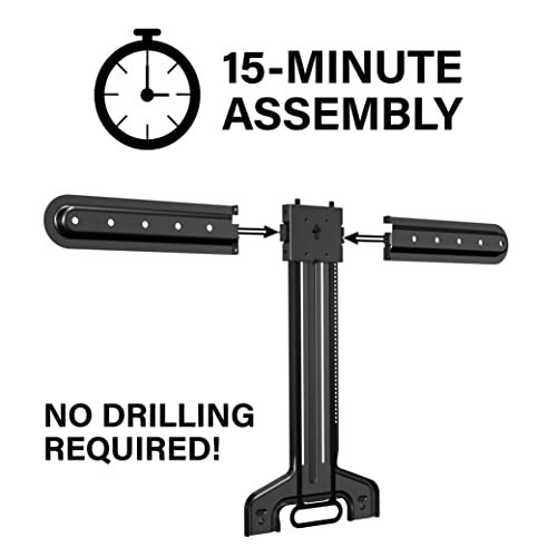 Sanus Soundbar Mount for Sonos Beam - Height Adjustable Up to 12" & Designed to Work with Any TV - Custom Fit to The Beam for Optimal Audio Performance