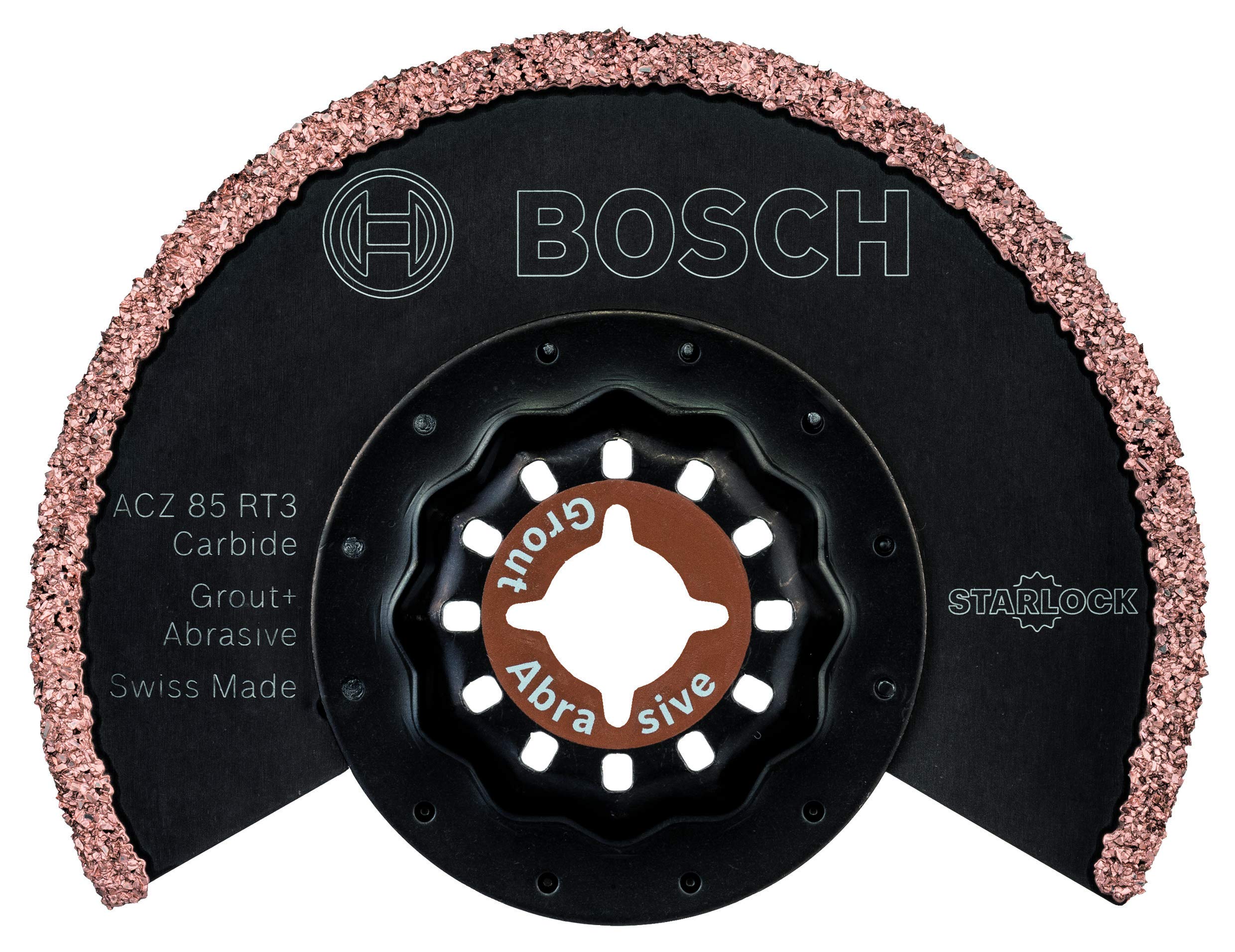 Bosch Professional 2608664484 Pack of 10 Segment Saw Blades ACZ 85 RT3 (for Mortar, Starlock, Grit 30, Diameter 85 mm, Accessories Multifunctional Tool)