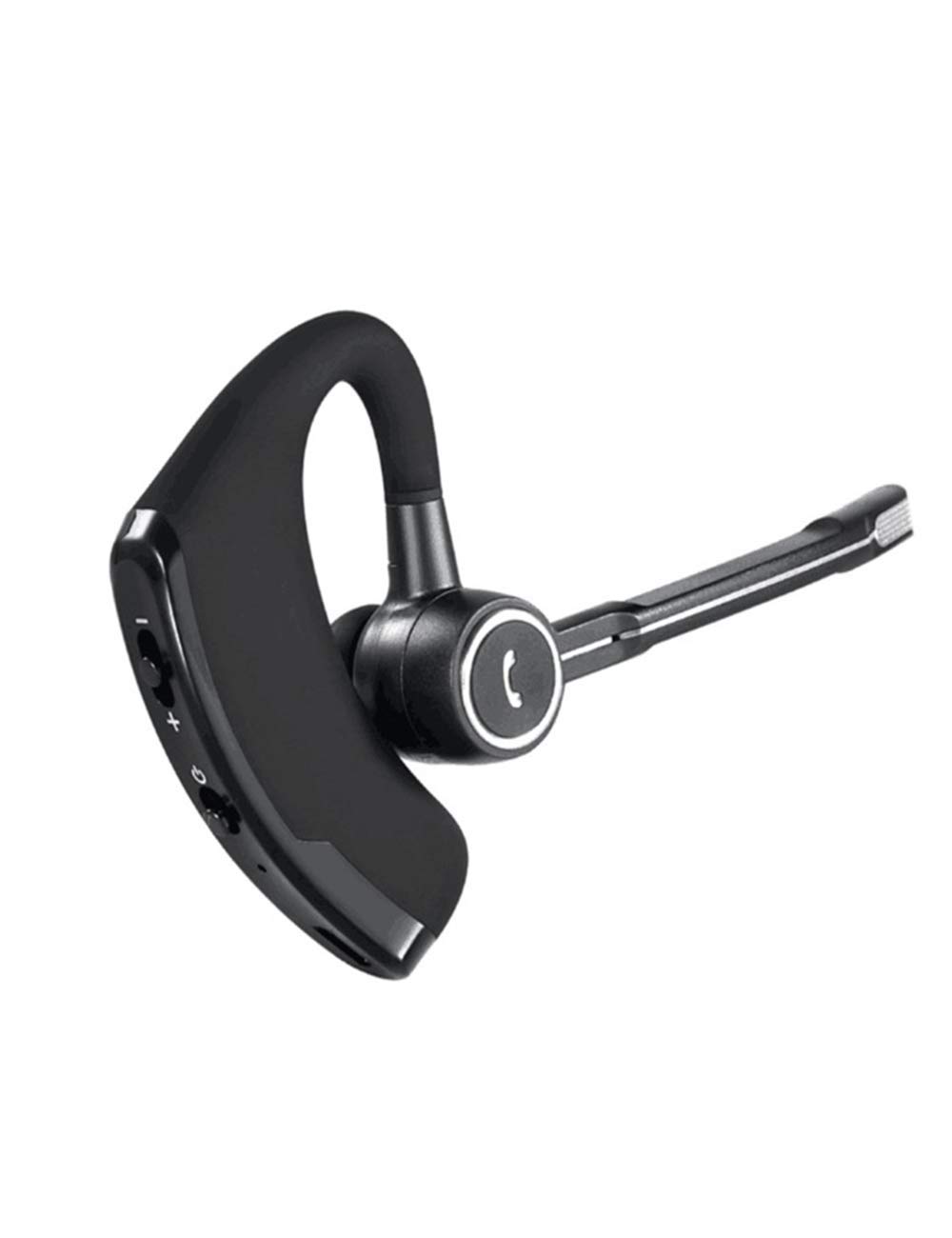 Bluetooth Headset Bluetooth Earpiece Business Headphones Ear Hooks HD Stereo Noise Cancelling in-Ear Earbuds with Mic and Voice Control for Business/Office/Driving Call