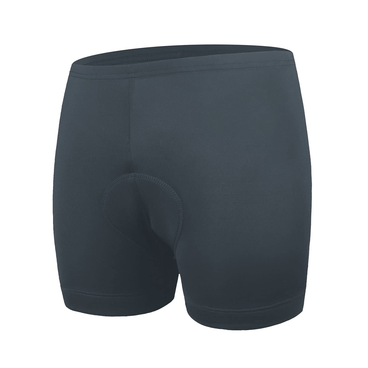 BALEAF Men's Bike Shorts 3D Padded Cycling Underwear with Padding Anti-slip Silicon Mountain Biking Bicycle Gear Grey XL