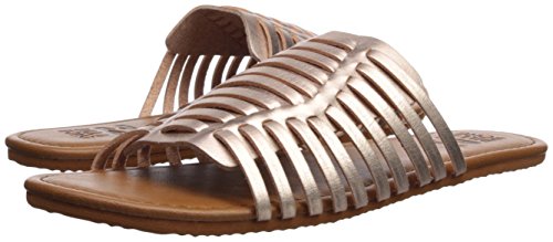 Billabong Women's Tread Lightly Flat Sandal, Rose Gold, 7 M US