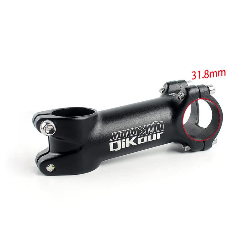 Bike Stem 31.8 Bicycle Stem 7 Degree Handlebar Riser Extender for Road Bike, Mountain Bike, MTB, BMX, Cycling (Only Fit 1.25"/31.8mm Handlebar) (31.8 x 80mm)