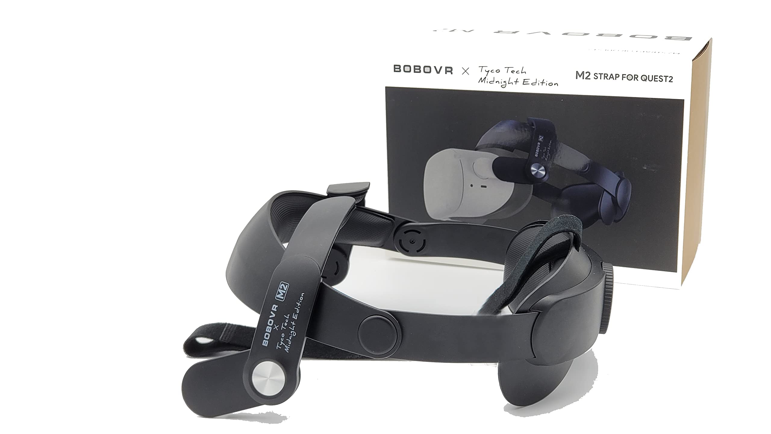 BOBOVR M2 Tyco Tech Midnight Edition Black Oculus Quest 2 Halo Strap