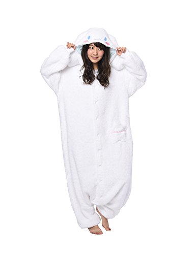 SAZAC Kigurumi - Cinnamoroll - Onesie Jumpsuit Halloween Costume (X-Large)
