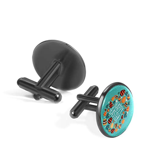 Clover Leaves St. Patrick's Day, Cufflinks and Studs Set for Tuxedo Shirts Business Wedding