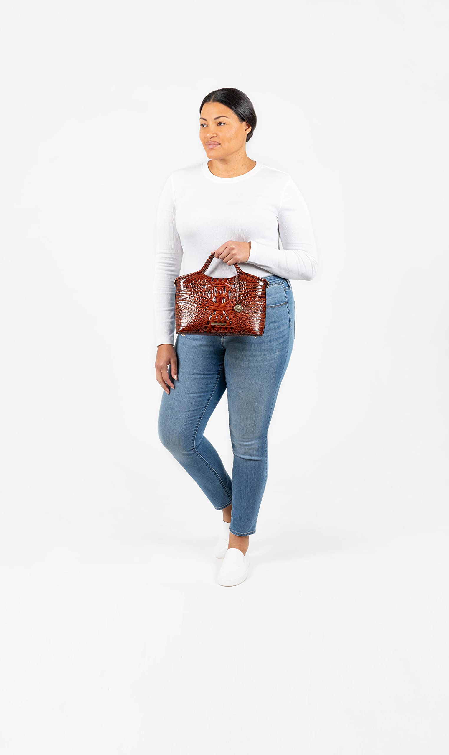 BRAHMIN Blue Ammolite Melbourne Small Elaine