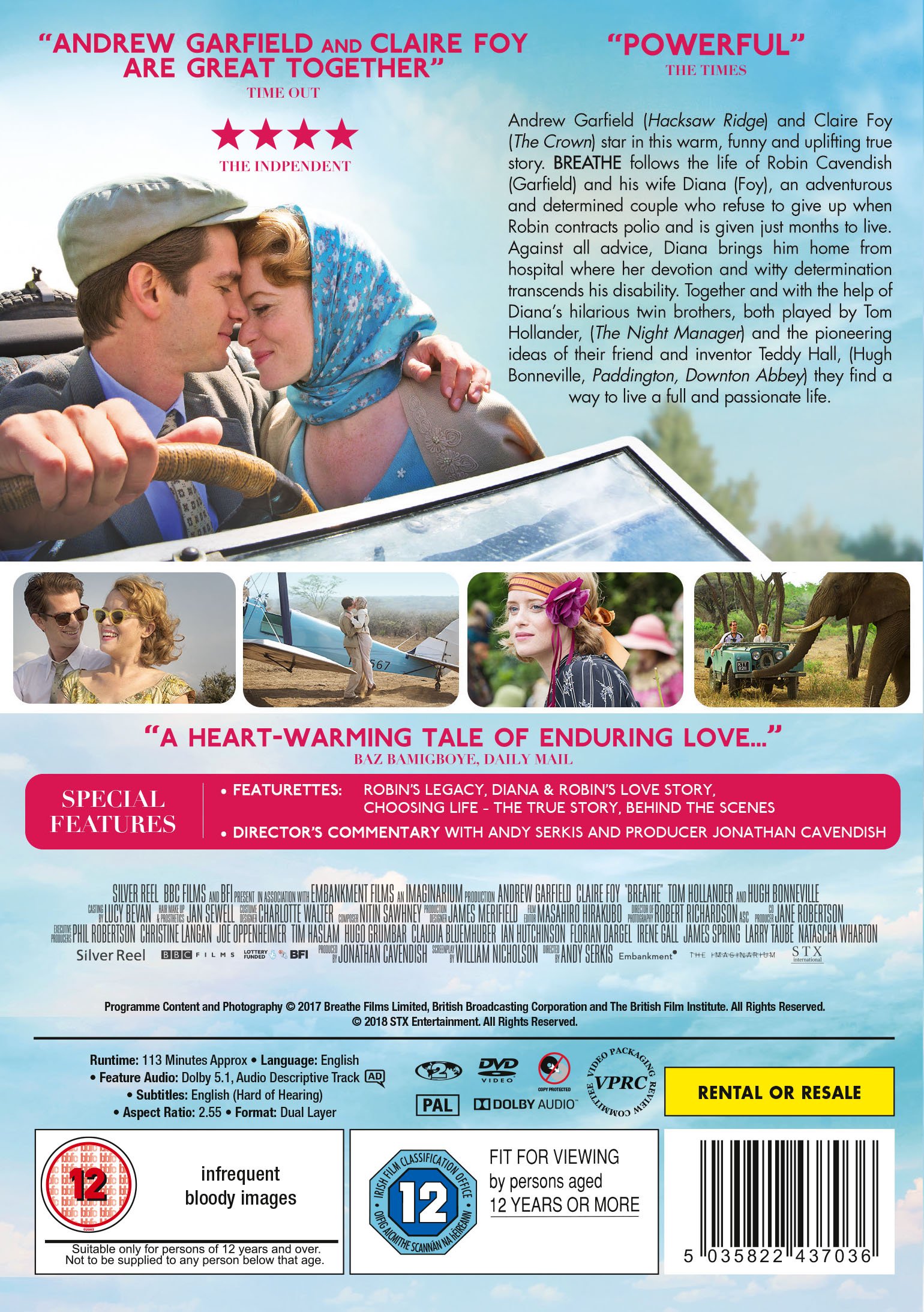 Breathe [DVD] [2017]