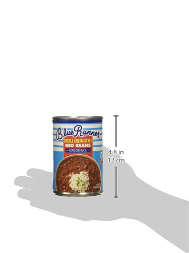 Blue Runner Creole Cream Style Red Beans, 1 Pound (Pack of 6) - Easy Heat and Serve for Delicious Meals - Authentic New Orleans Flavor