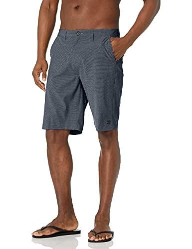 Billabong Men Classic 4-Way Stretch Quick Dry Hybrid Short, 21 Inch Outseam, Navy, 33