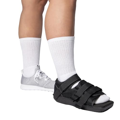 Brace Direct Post Op Recovery Shoe - Adjustable Medical Walking Shoe for Post Surgery or Operation Support, Broken Foot, Stress Fractures, Bunions, or Hammer Toe for Left or Right Foot