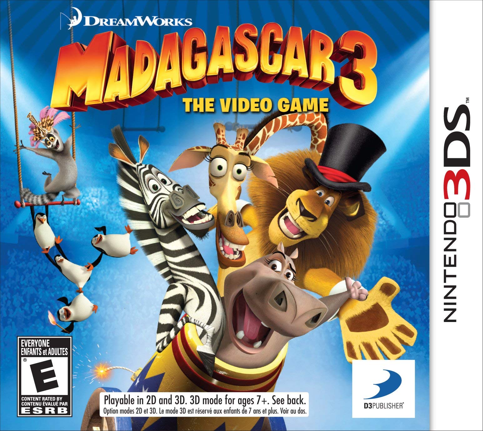 Madagascar 3: The Video Game - Nintendo 3DS (Renewed)