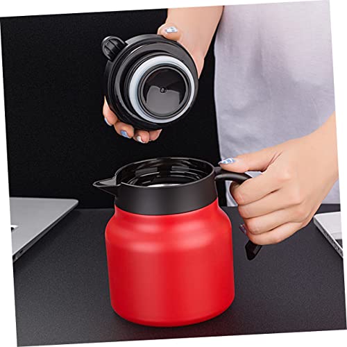 FELTECHELECTR Stainless Steel Pot Small Coffee Machine Simple Coffee Maker Electric Kettle Tea Pot Hot Water Kettle Vacuum Water Kettle Stainless Steel Tea Kettle Water Jug Coffee Kettle