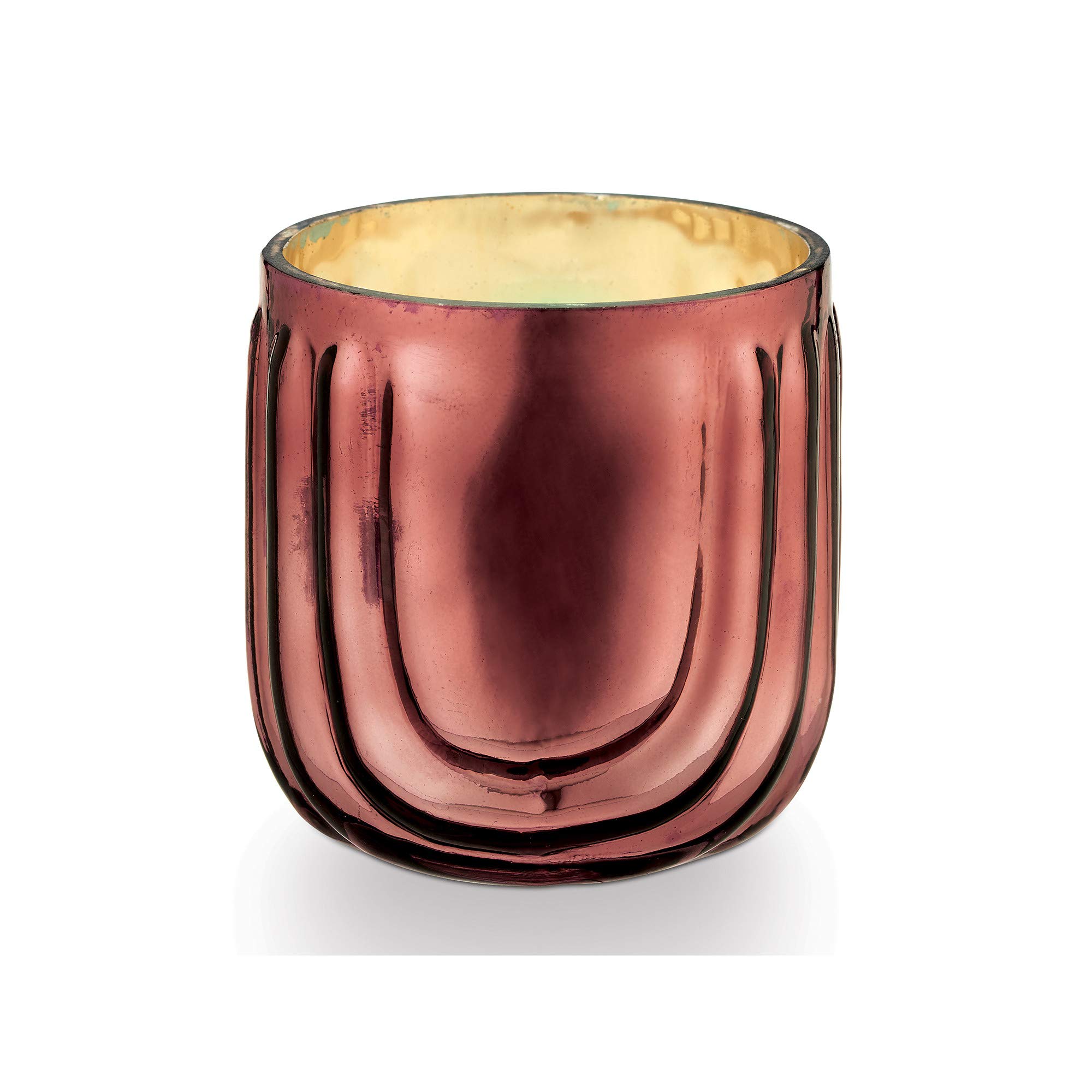 Illume FA La Lovely Bon Pressed Glass, 6.9 oz. Candle, Red