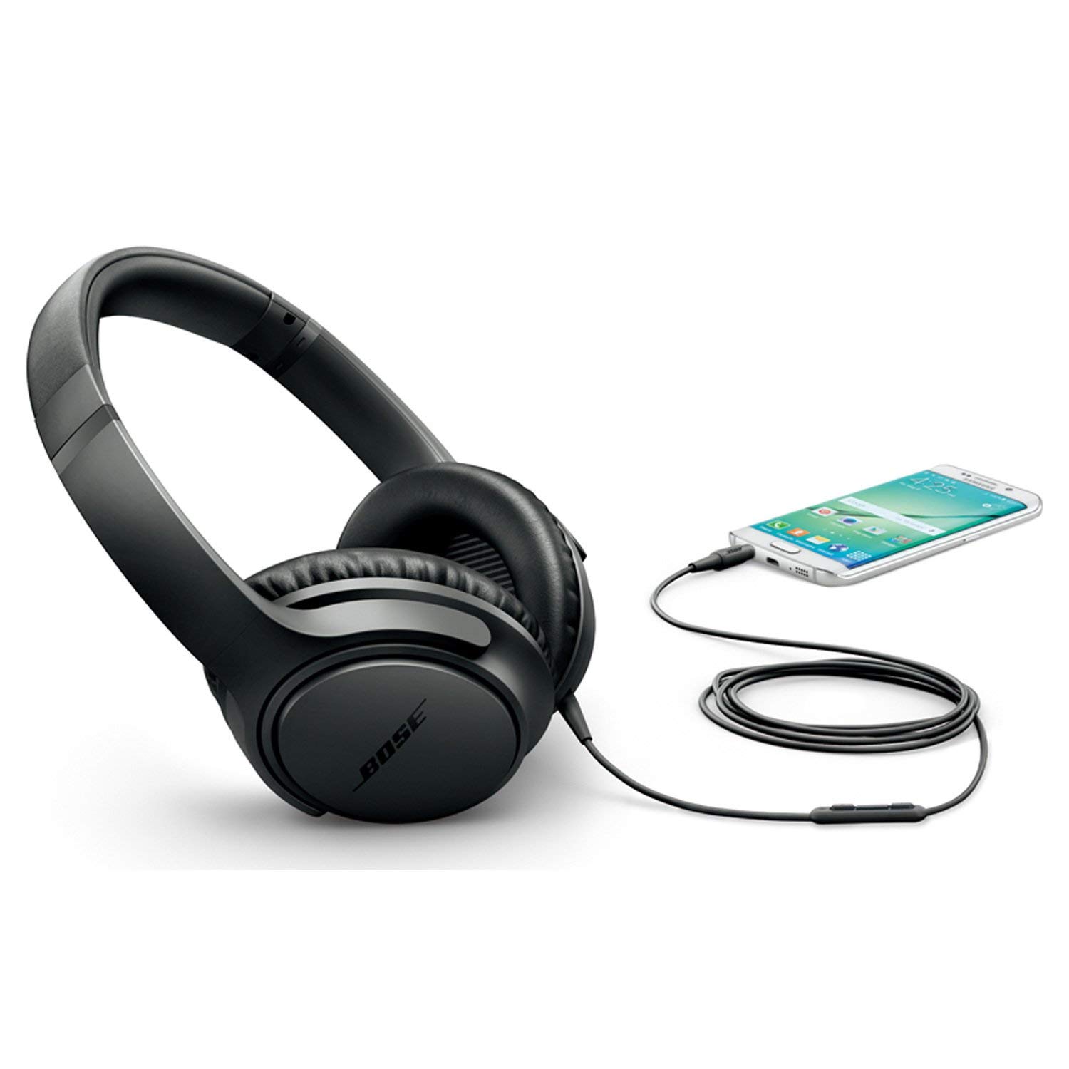 Bose SoundTrue around-ear headphones II - Compatible with Apple devices, Charcoal(Renewed)