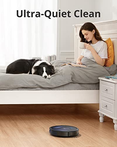 eufy by Anker, RoboVac G20, 2500 Pa Strong Suction, Dynamic Navigation, Voice Control, Ultra-Slim, App, Robot Vacuum, Compatible with Alexa, Ideal for Hard Floors and Pet Hair
