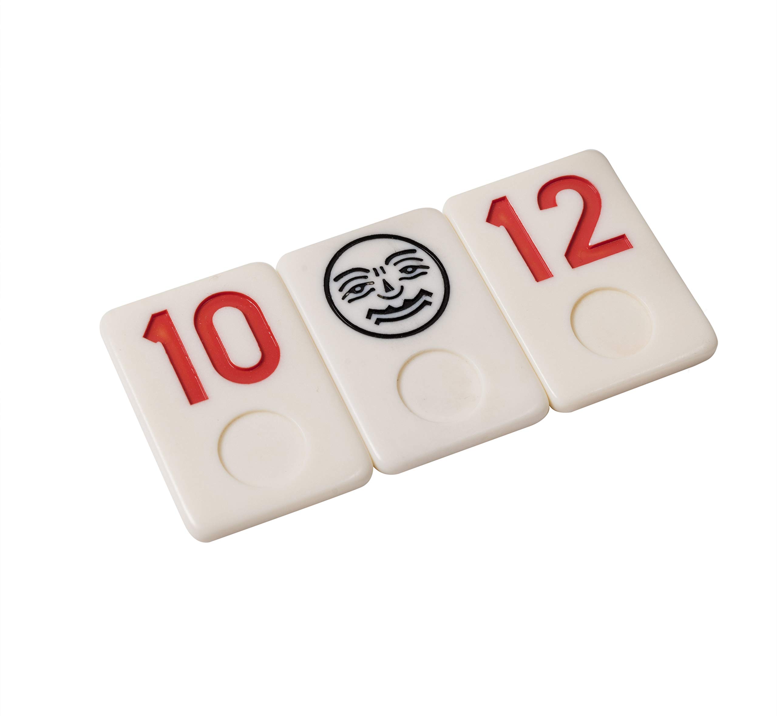 Point Games Classic Rummy Cube Game Full Size, with 3 Tier Foldable Racks and Tiles, in a Super Durable Canvas Travel Bag