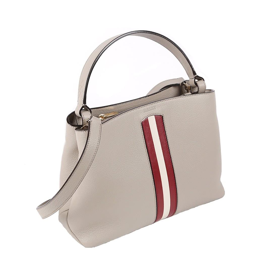 Bally Maddye Ladies 6232610 Beige Leather Shoulder Bag