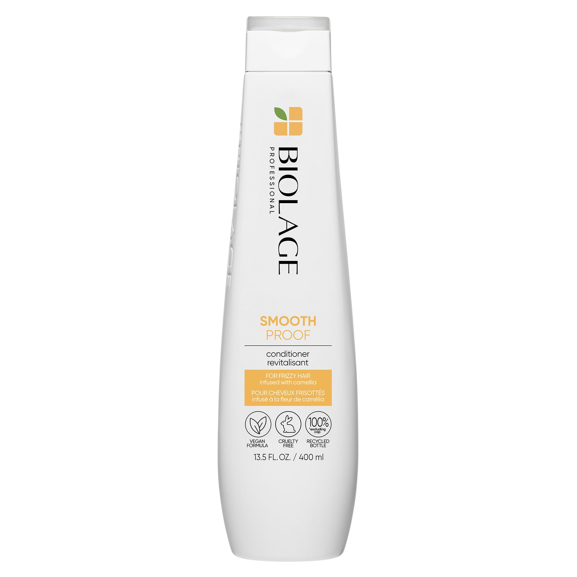 Biolage Smooth Proof Conditioner | Provides Humidity Control & Anti-Frizz Smoothness | For Frizzy Hair | Paraben & Silicone-Free | Vegan​ | 13.5 Fl. Oz