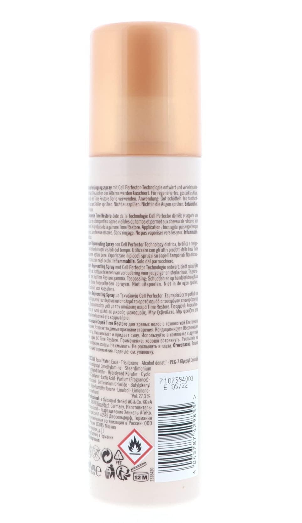 BC Bonacure Schwarzkopf Q10+ Time Restore Rejuvenating Spray, 6.7 Fl Oz