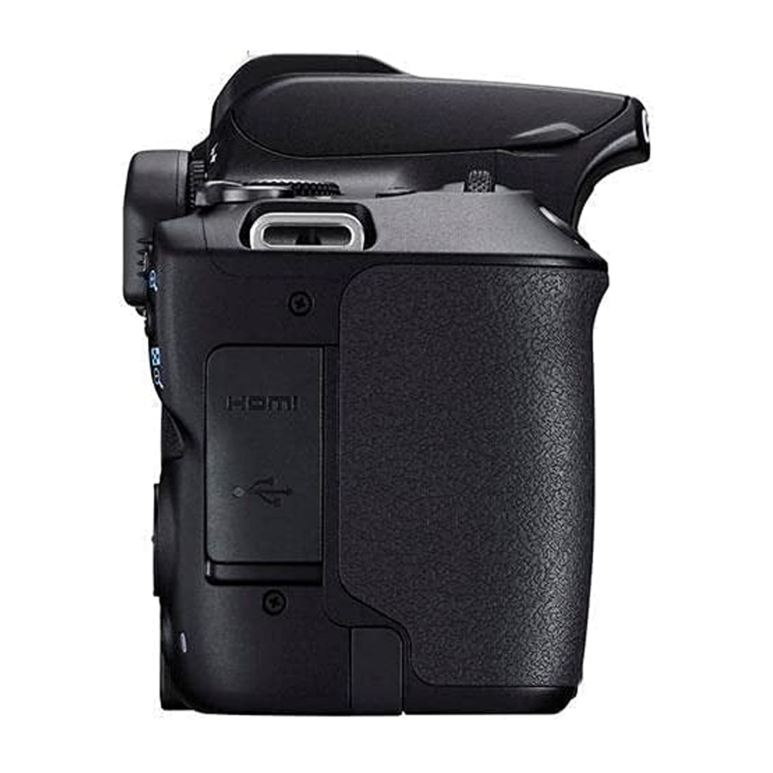 Canon EOS 250D (Rebel SL3) DSLR Camera w/EF-S 18-55mm F/4-5.6 is STM Zoom Lens + 128GB Memory + Case + Tripod + Filters (36pc Bundle)
