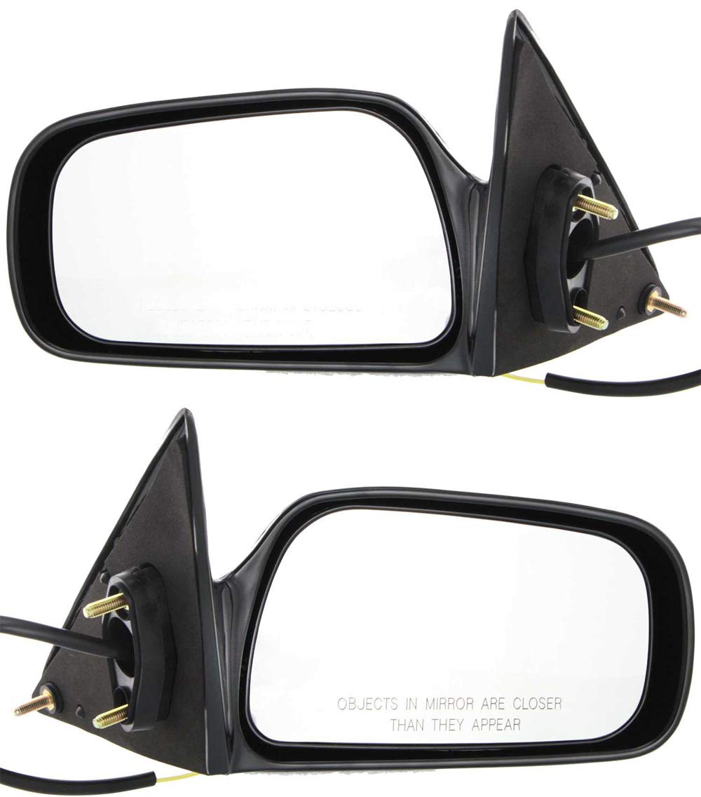 Kool Vue Driver & Passenger Side Power Non-Heated Mirrors for Toyota Camry 1997-2001 Paintable Japan Built Vehicle (VIN starts with J)