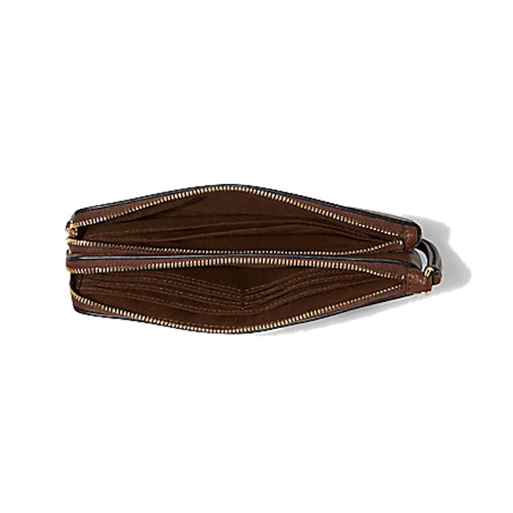 Coach Signature PVC Double Zip Wallet