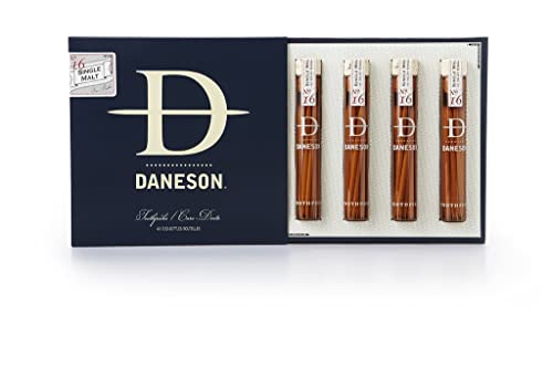 Daneson Single Malt Scotch Wood Toothpick Lightweight Portable Wooden Gift for Men With Elegant and Luxury Design Toothpick Holder 12 Toothpicks(SCOTCH)