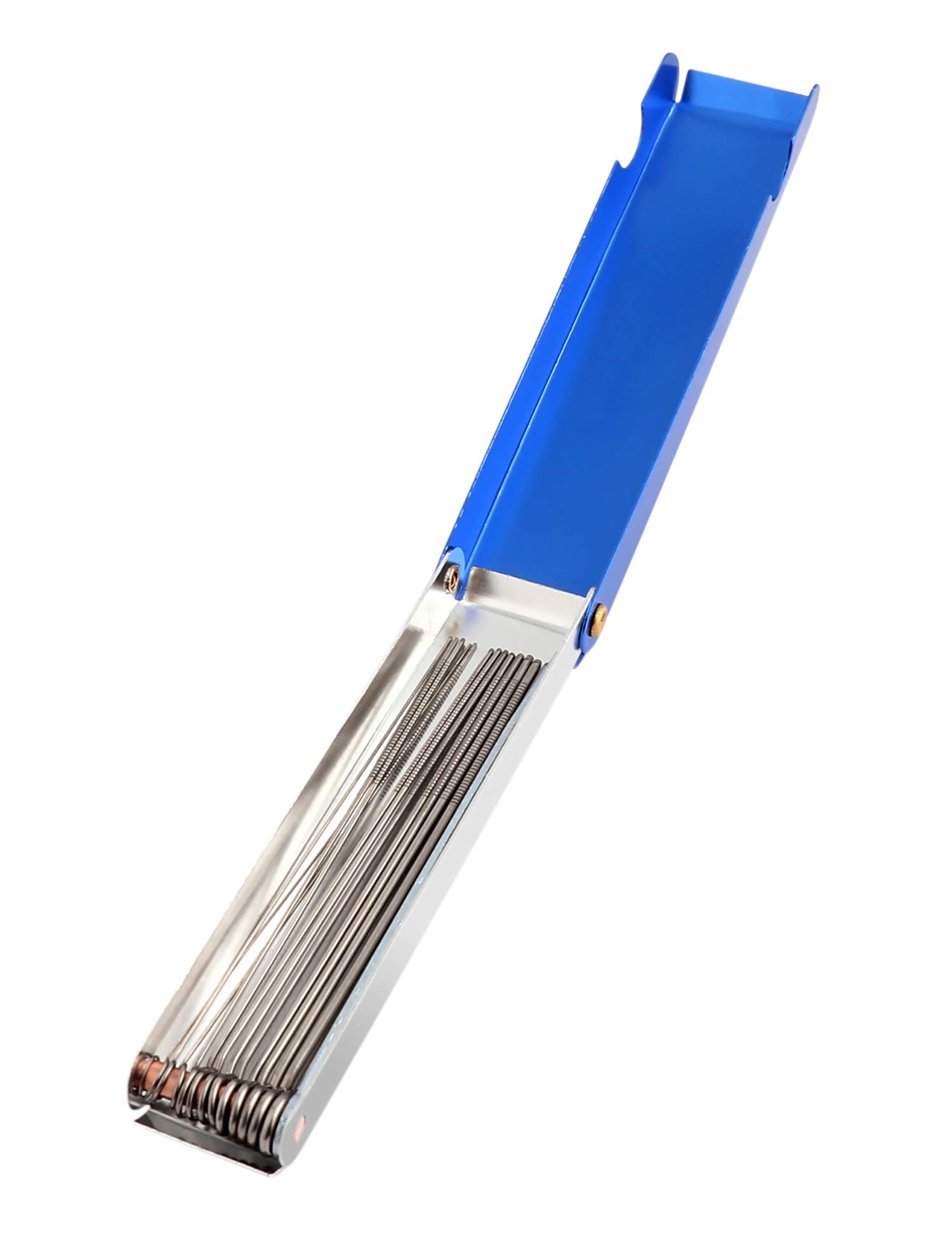 Metallor Guitar Nut Slotting Files Saw Rods Filing Tools Long Shaft Tip Cleaner Files Bridge Slot Filing Luthier Tools.