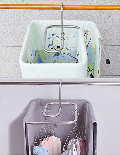 DEPILA Spiral Sheet Hanger Space Saving Hangers for Sheets Bedspreads Coverlets Mattresses Tablecloths Sofa Covers Blankets Shawls Scarfs Capes A9 Coat Hanger