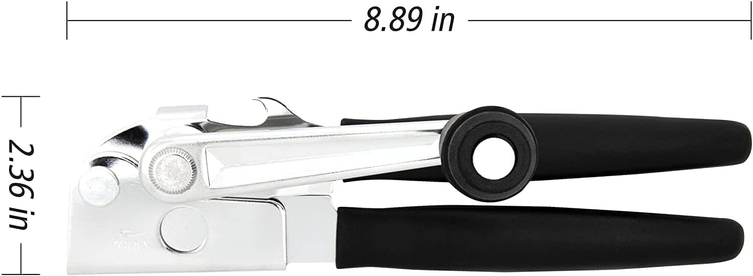 Blue Bayt Commercial Can Opener Heavy Duty - Easy to Use with Comfortable Easy Crank Handle - Swing Grip Design - Hand Can Opener Manual - Ergonomic Design - Includes Built in Bottle Opener