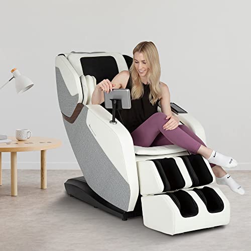 Human Touch WholeBody Rove Massage Chair β S & L Track, Full-Body Stretch Massage with Foot and Calf, Wellness Programs, Dual Lumbar Heat - Tablet Remote and Wireless Charger β 5 Year Warranty β MOON