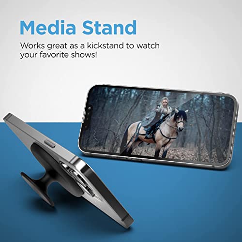 Encased Magnetic Phone Grip - Designed for MagSafe, iPhone 15 Pro Max and iPhone 14/13/12 Cases and Accessories (2-in-1 Holder + Kickstand)