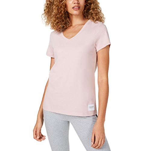 Calvin Klein Women's V-Neck T-Shirt, Secret1, Large