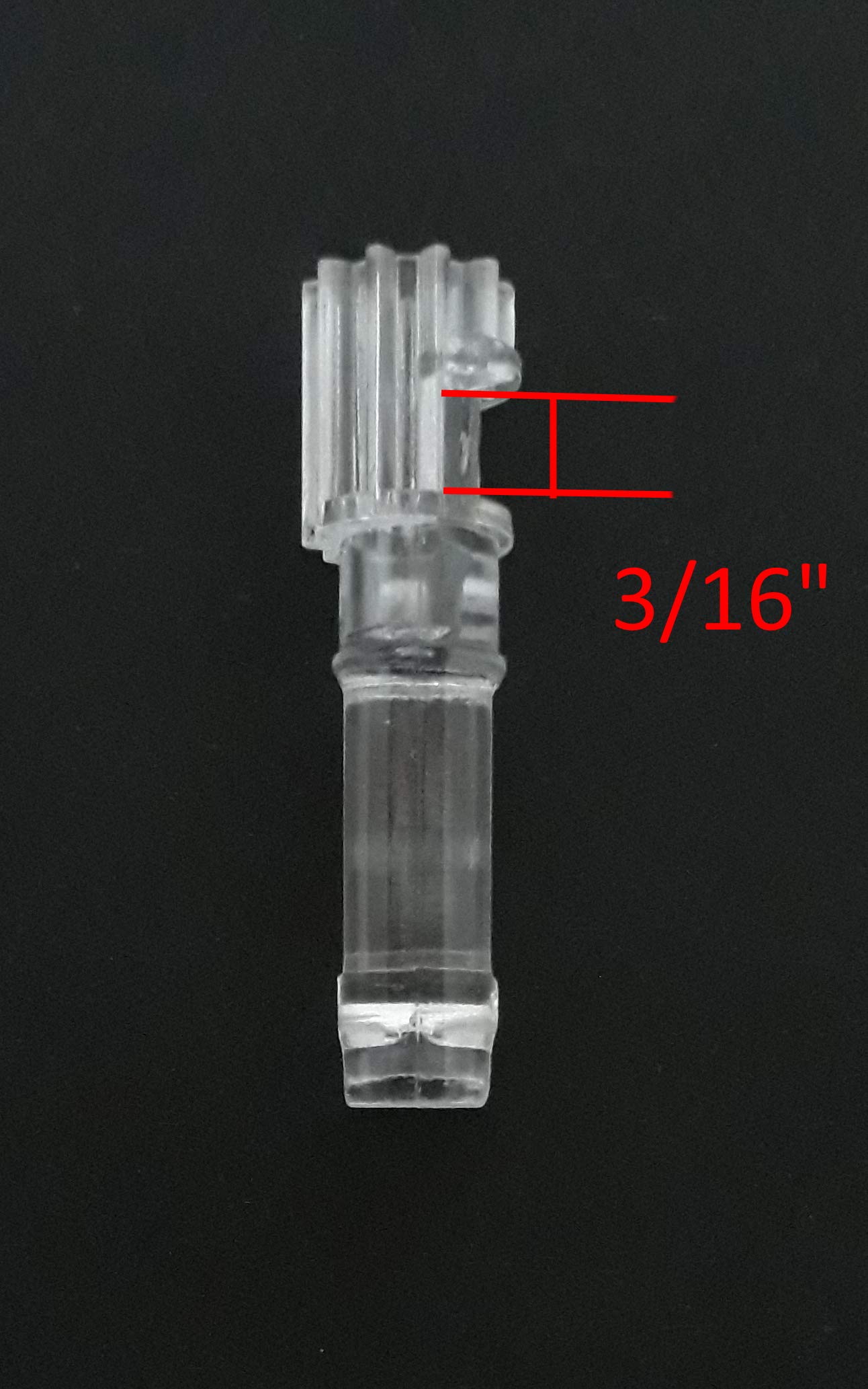 Blind Parts Vertical Blind Track Carrier Clip/Hook - No Carrier (10)