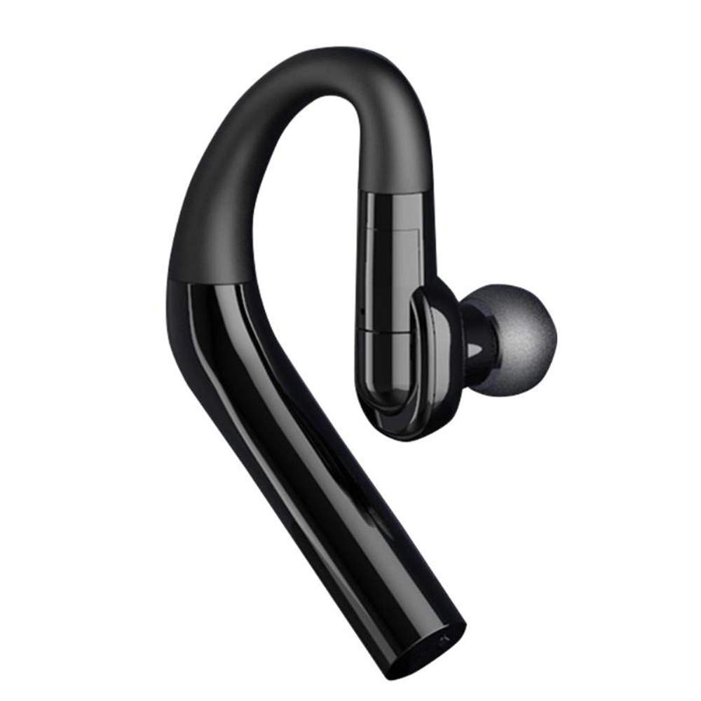 Bluetooth 5.0 Headset,TWBOCV Wireless Earbud Lightweight Waterproof Headset 360 Degrees Rotate Phone Handsfree Control Buttons Earhook Earphone Built-in Microphone Noise Reduction Single Ear
