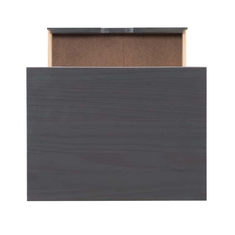 Linon Callie Multipurpose Six Drawer Dresser Wide Wood Rolling File Cabinet Storage Cart with Casters in Gray