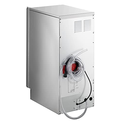 Scotsman CU50GA-1 Undercounter Gourmet Cube-Style Ice Maker with Bin, Stainless Steel, 115-Volts, NSF