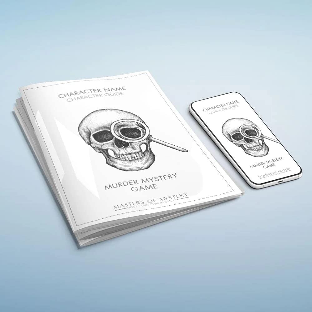 Circus Murder Mystery Host Your Own Game Kit | USB Version with Digital/Printable Files Medium English 4-20 Players
